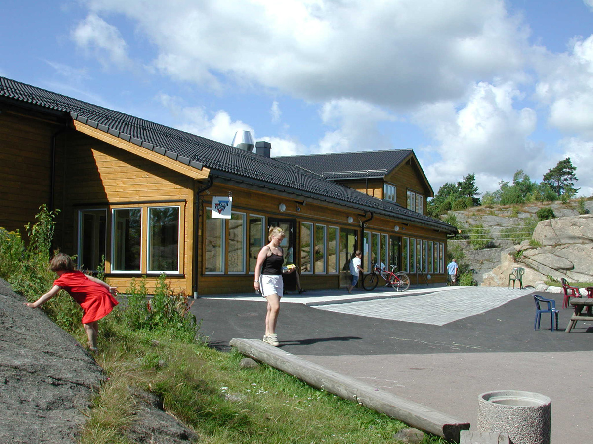 Hovedbygg fra nordøst - SH - Knattholmen