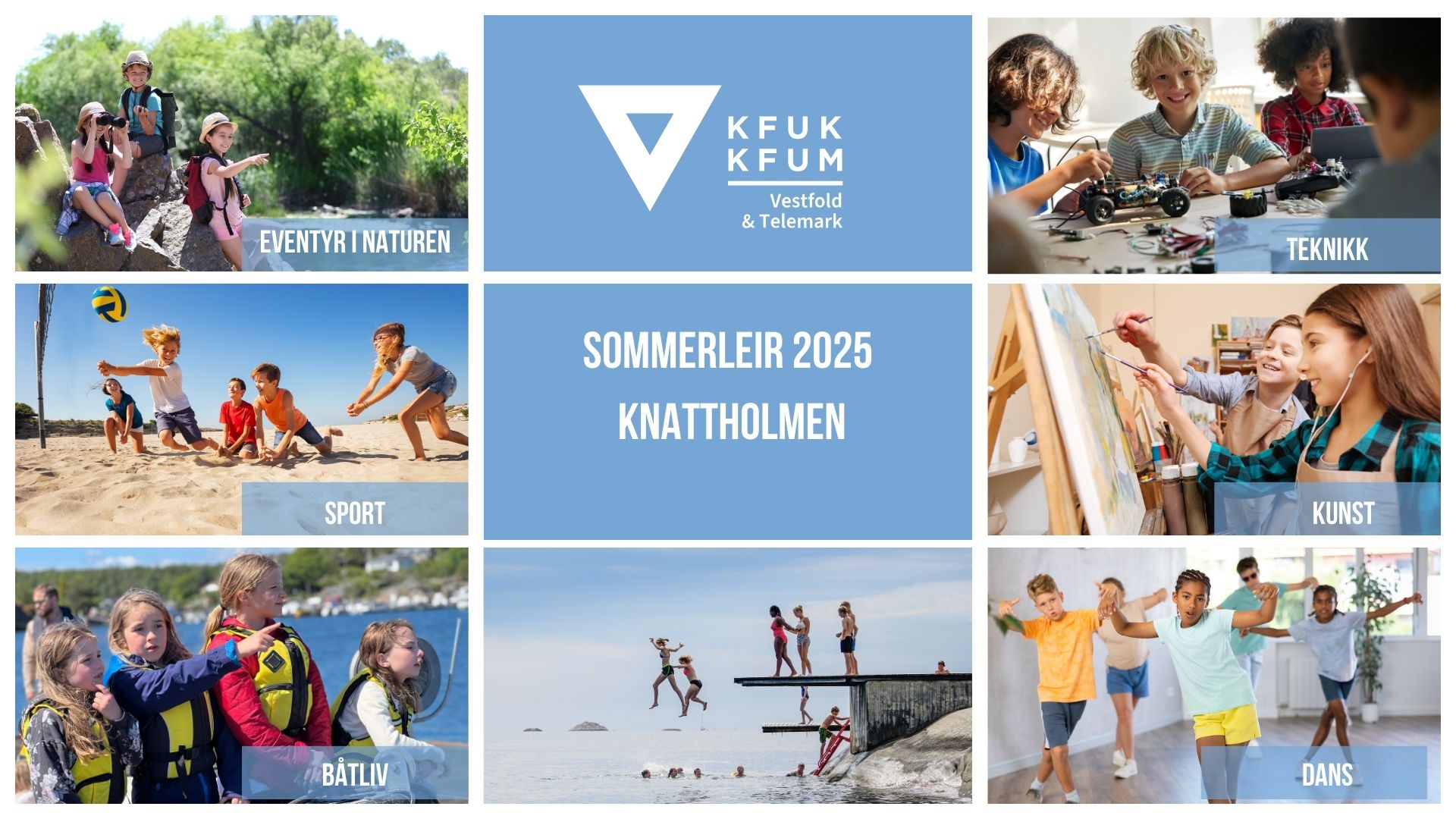 Sommerleir - aktivitetene du kan velge - Knattholmen